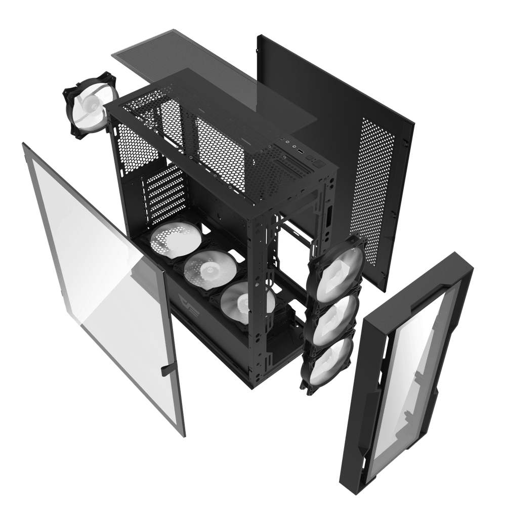 DK431 Glass E-ATX PC Case